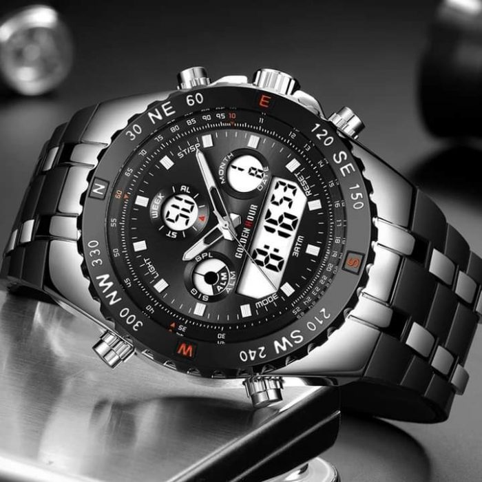 Golden Hour Anologue/Digital Men Wristwatch – Kings gift shop
