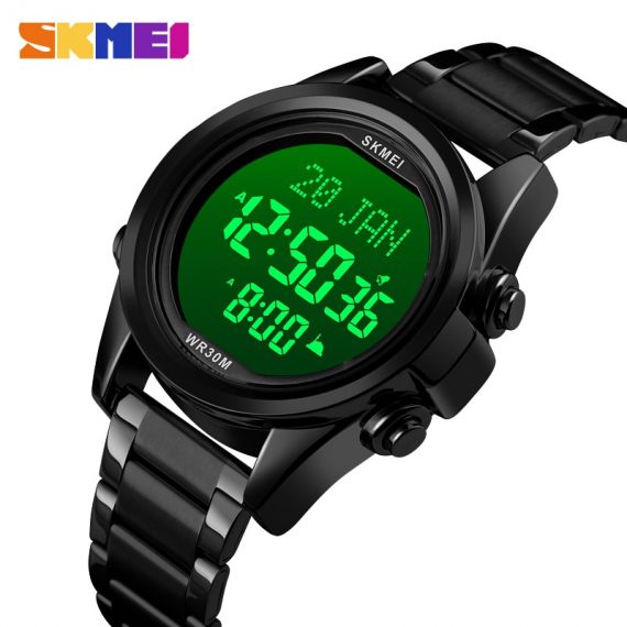 Muslim Azan Clock Watch for Prayer with Qibla Compass Adhan Alarm ...