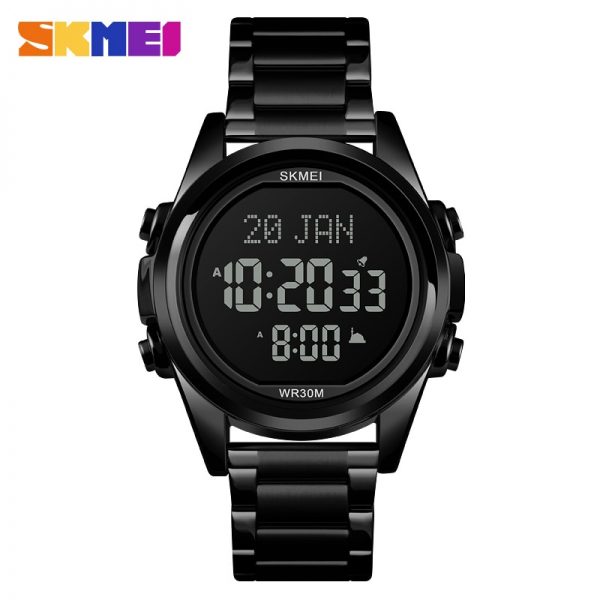 Muslim Azan Clock Watch for Prayer with Qibla Compass Adhan Alarm ...